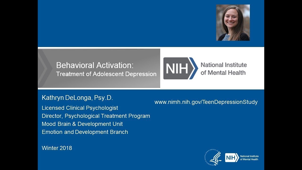 Behavioral Activation: Treatment of Adolescent Depression - Behavioral ...
