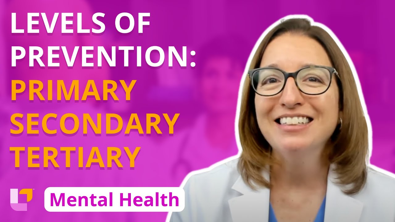 Primary, Secondary, Tertiary Prevention - Psychiatric Mental Health ...