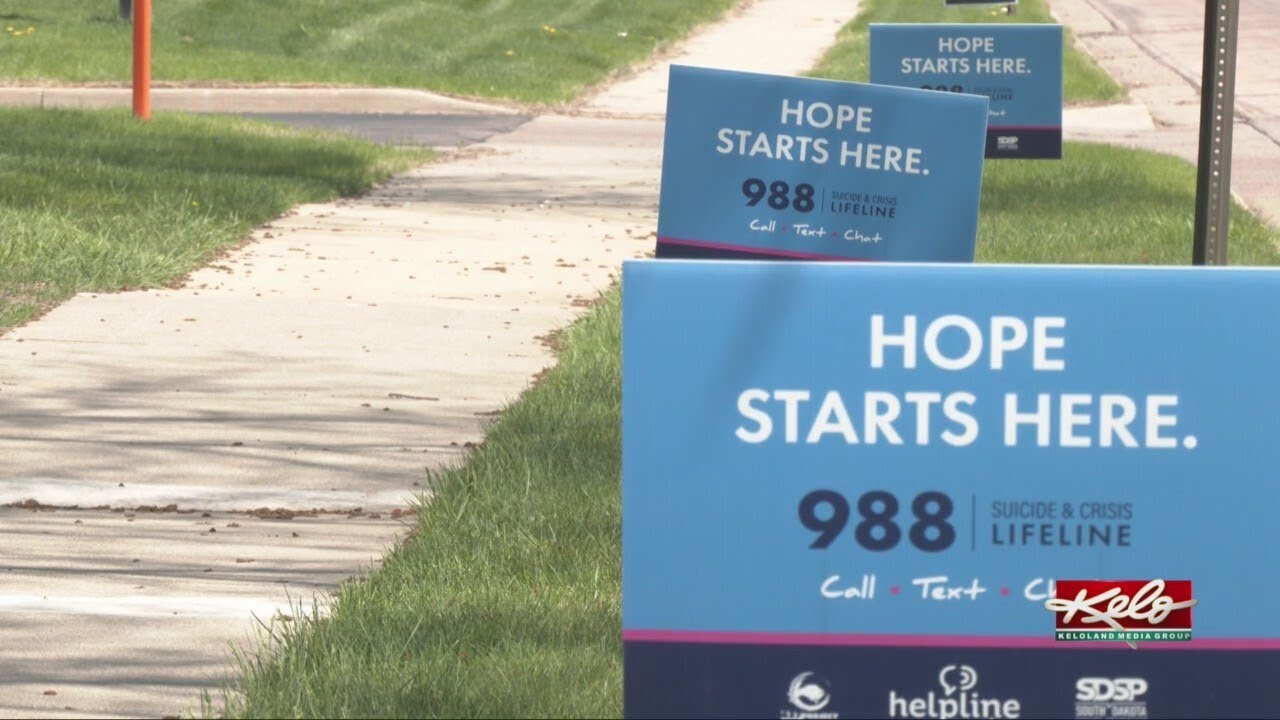 988 signs part of Mental Health Awareness Month - Behavioral Healthcare ...