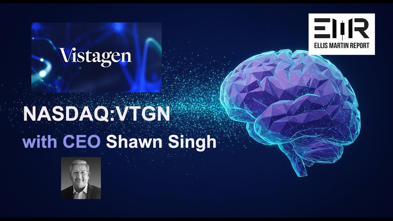 Ellis Martin Report with Vistagen's Shawn Singh: Help for Social ...