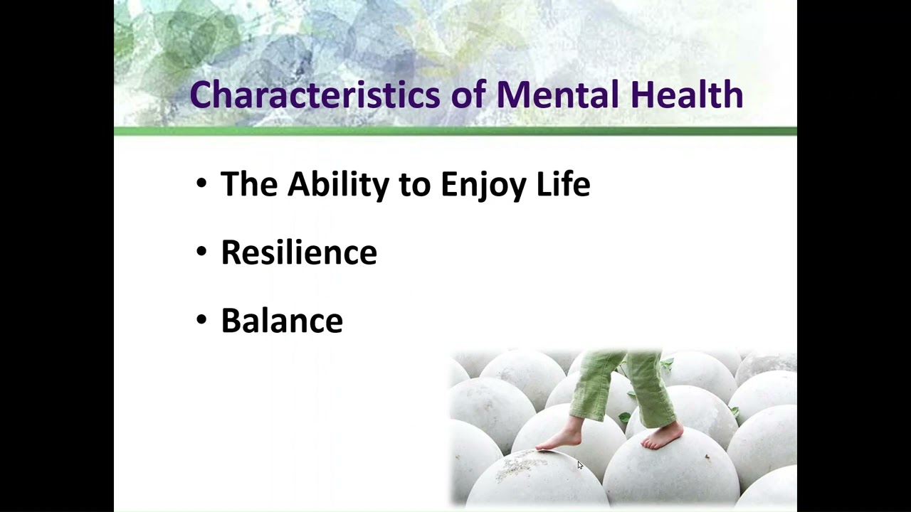 Topic 1 Understanding Mental Health - Behavioral Healthcare Network
