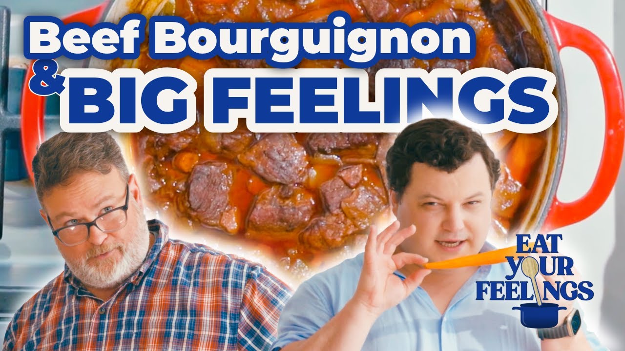 CORY & SAM MAKE BEEF BOURGUIGNON | Mental Health Inspired Cooking ...