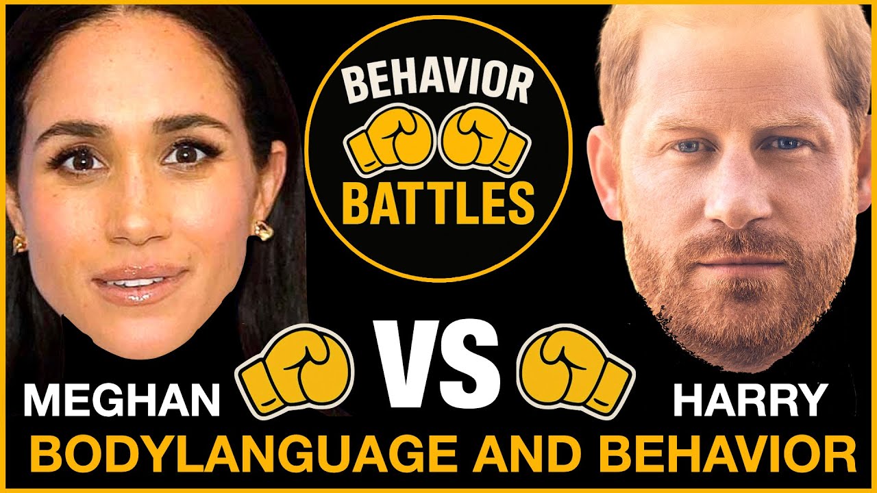Royal Body Language Breakdown: Meghan vs Harry at the Mental Health ...