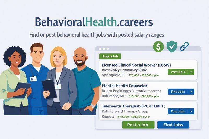 BehavioralHealth.careers Launches US-Only Job Board - Behavioral ...