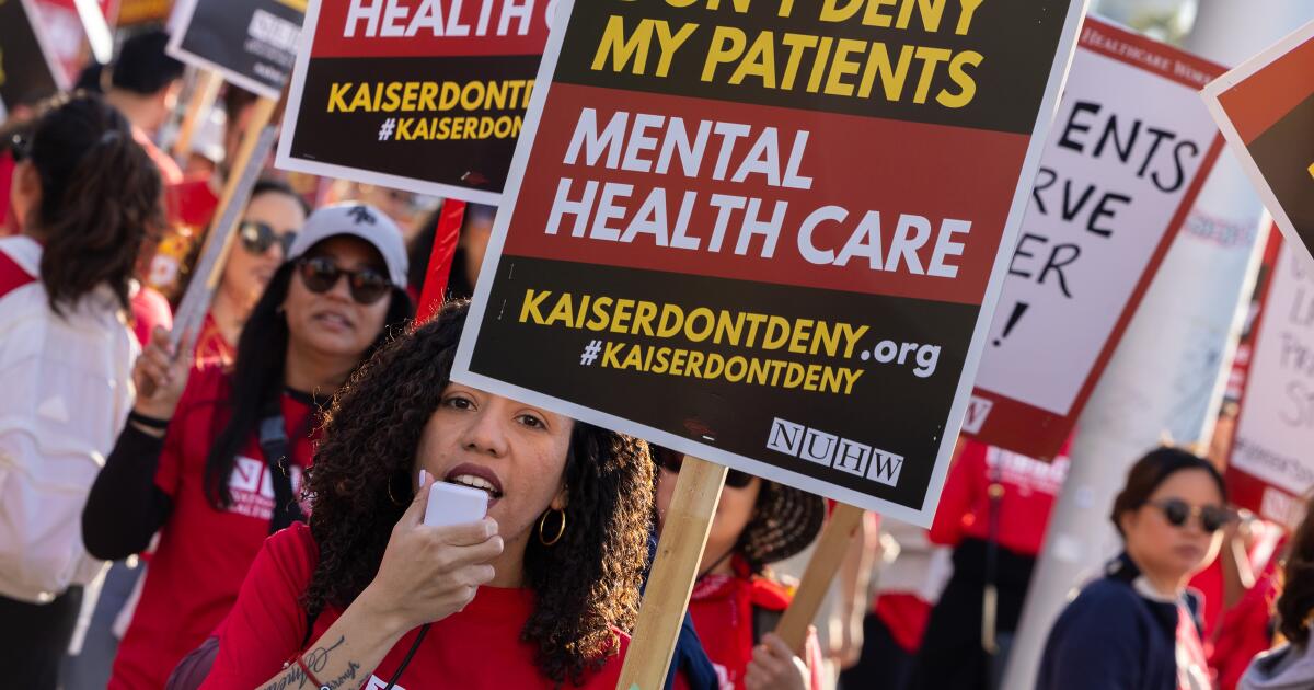 Kaiser workers launch war against AI, protesting potential job losses ...